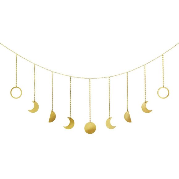 Wall Decor | Gold Metal Moon Phases Wall Decor | Poshmark